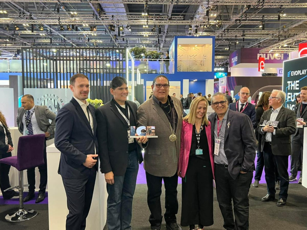 IGA Chairman Ernie Stevens, Jr. presented the ICE Landmark Awards, a ...